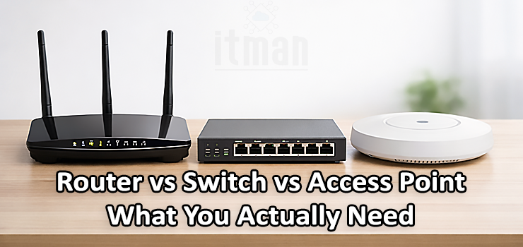 Router vs Switch vs Access Point: What You Actually Need?